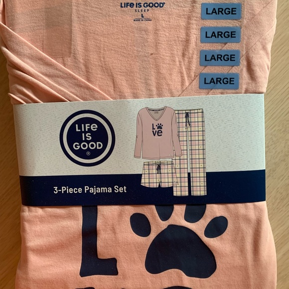 Life Is Good | Intimates & Sleepwear | Life Is Good Womens Love Puppy ...